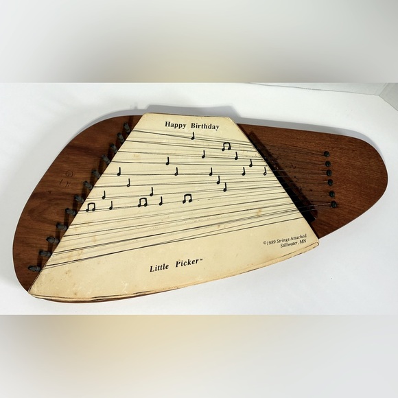 Little Picker | Other | Vintage 989 Little Picker Lap Harp Or Zither ...
